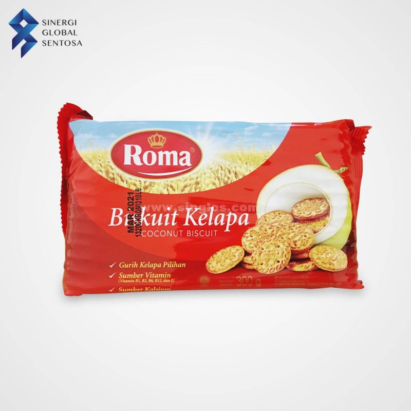 Export ROMA Biscuit Kelapa 300G x 28 from Indonesia - Sinergi Global ...