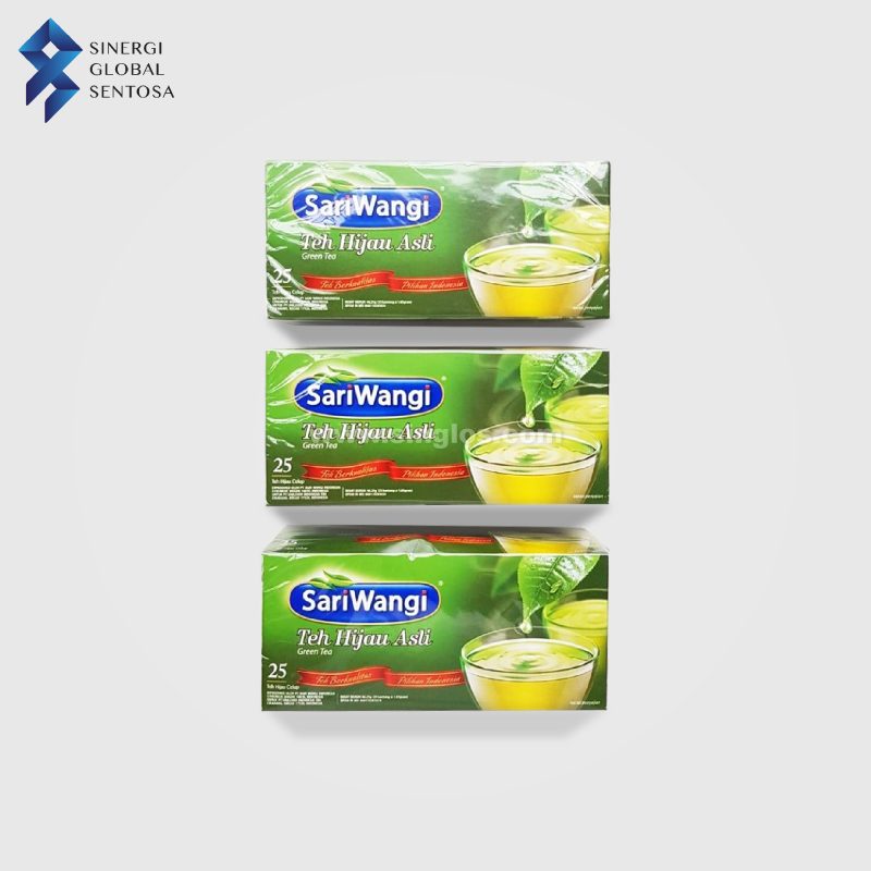 Export SARIWANGI GREEN TEA TB 25’S from Indonesia - Sinergi Global Sentosa